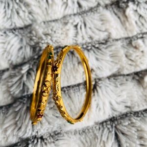 Accessories | New 22k Solid Gold Bangles Bracelets For Kids | Poshmark